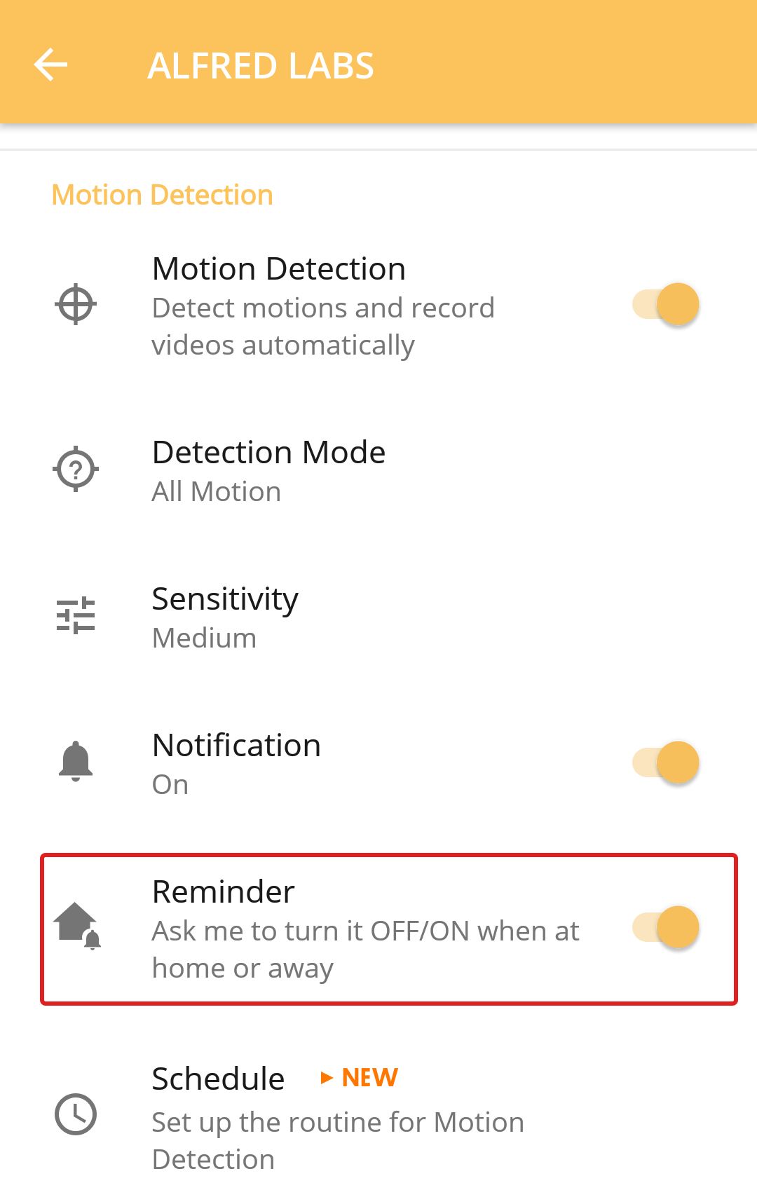 Why is my Motion Detection Reminder not working? – AlfredCamera Help Center